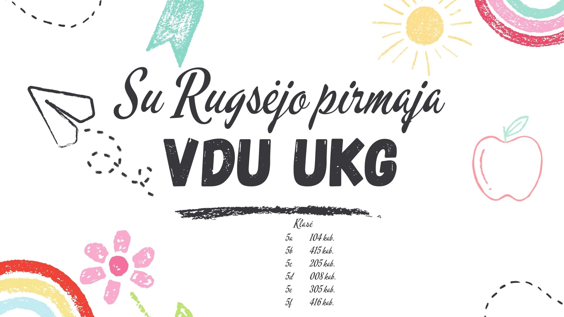 5 Klasių Kabinetai Vytauto Didžiojo Universiteto Ugnės Karvelis Gimnazija